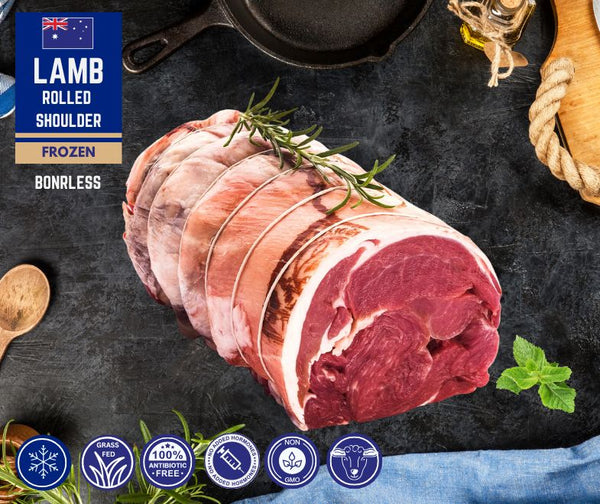 FROZEN - Lamb Boneless Rolled Shoulder | Farmers Market HK
