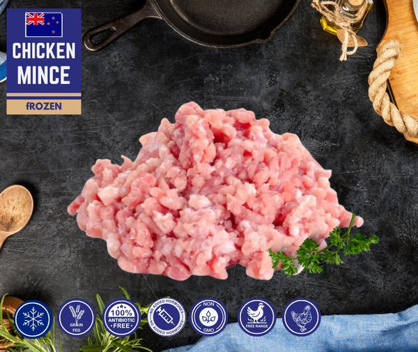 FROZEN - NZ Free Range Chicken Mince 400gm | Farmers Market HK