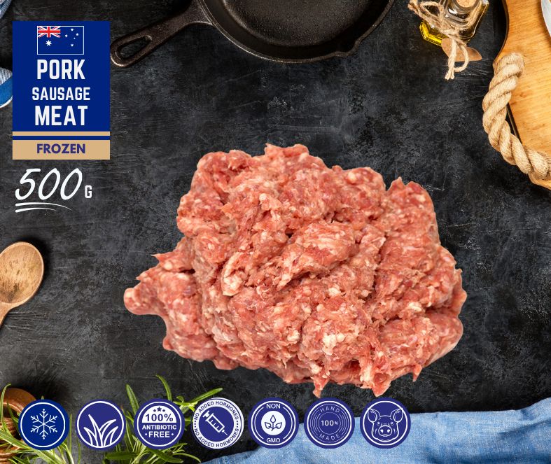 Frozen - Pure Pork Sausage Mince | Farmers Market HK
