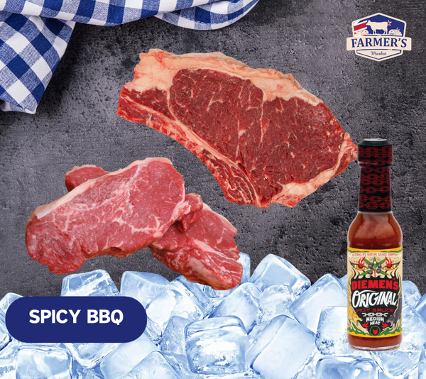 FROZEN - Spicy BBQ Pack plus Diemens Original Spicy Sauce | Farmers ...