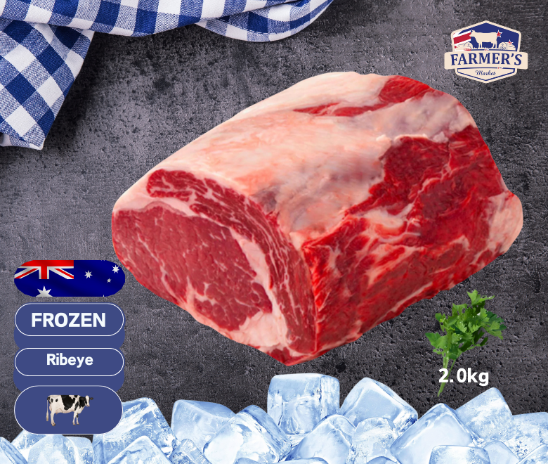 Premium Rib Eye Beef - 2kg whole piece | Farmers Market HK