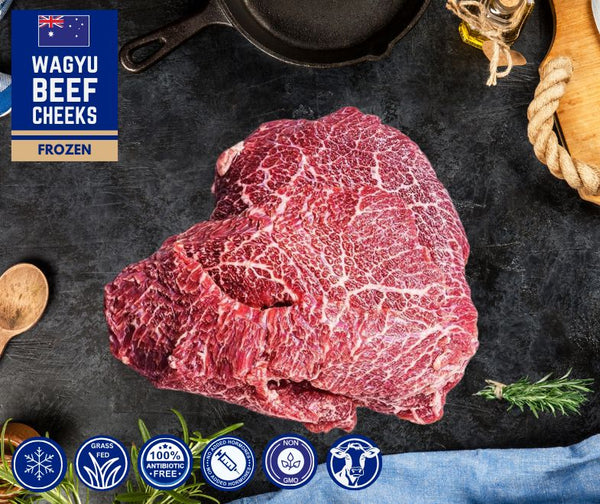 FROZEN - Wagyu Beef Cheeks, 900g - 1.2kg | Farmers Market HK